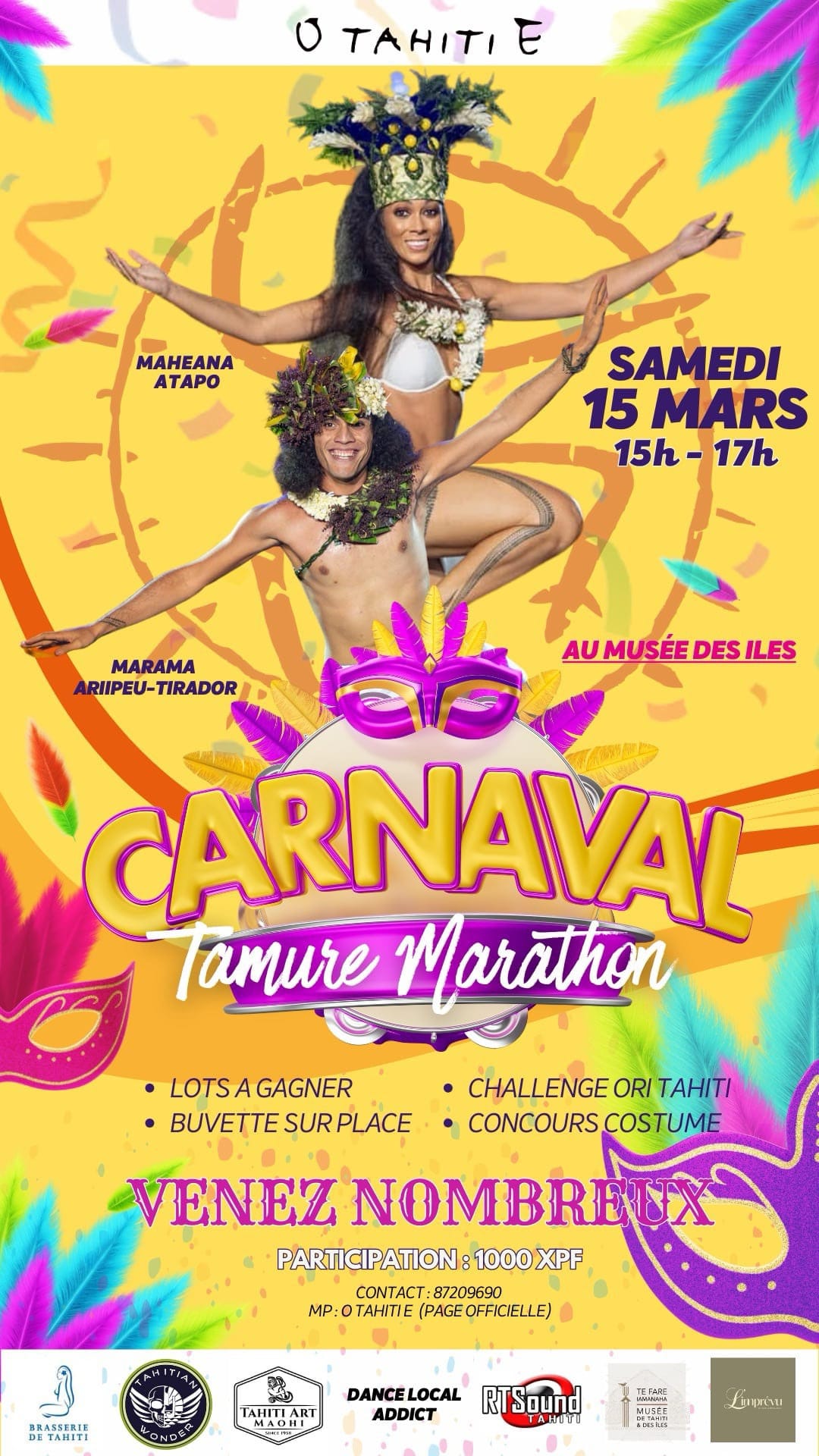 Carnaval Tamure Marathon 2025 - IA ORA NA