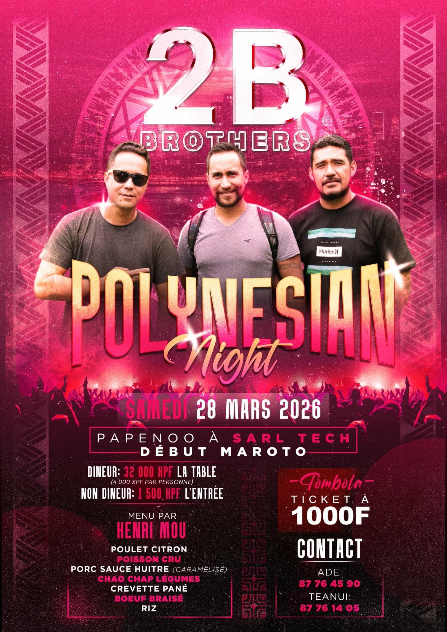 Polynesian Night à Papenoo : déjeuner dansant solidaire